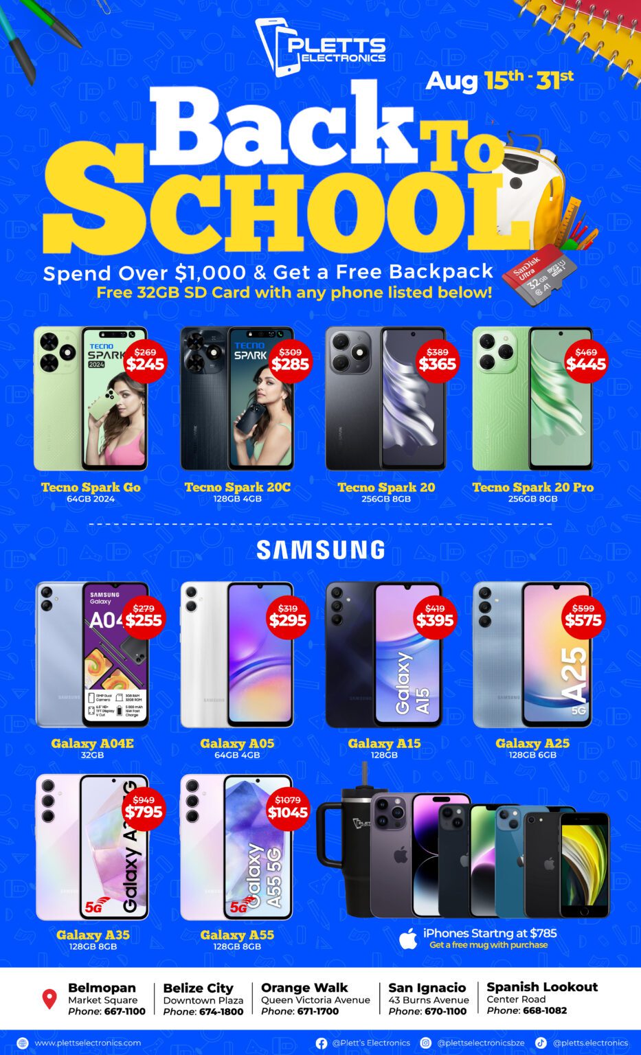 Exclusive Deals on Electronics | Pletts Electronics Belize